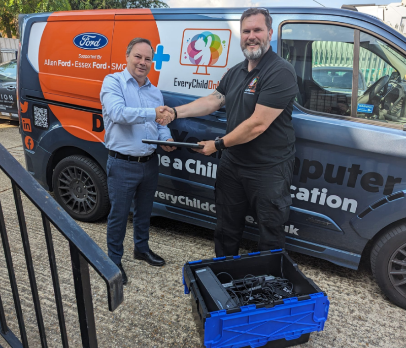 Proud to support local charity Every Child Online - Eden Facades